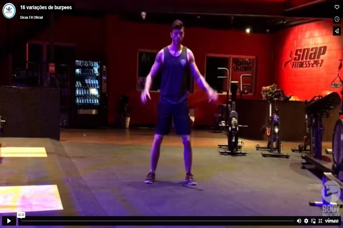 Exercício burpees | 7 formas de fazer | Burpee para iniciantes